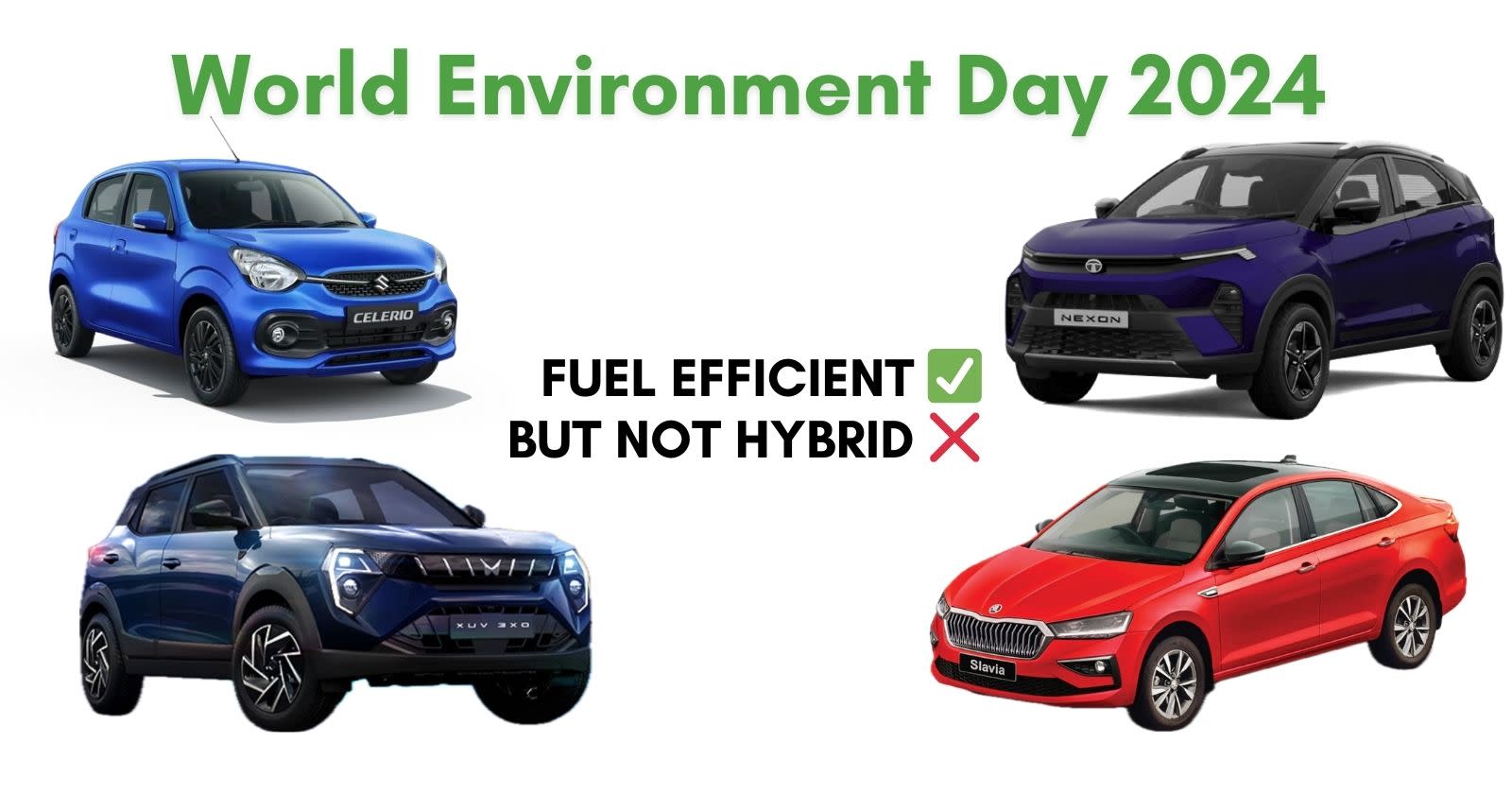 World Environment Day 2024: Fuel Efficient Cars That Aren’t Hybrid