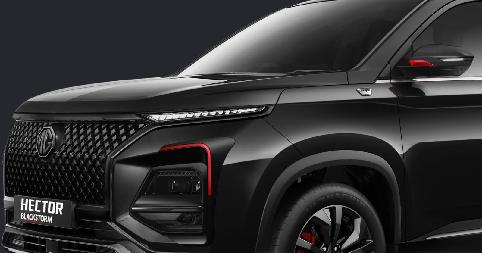 MG Hector Blackstorm Edition Partially Revealed Ahead Of Launch