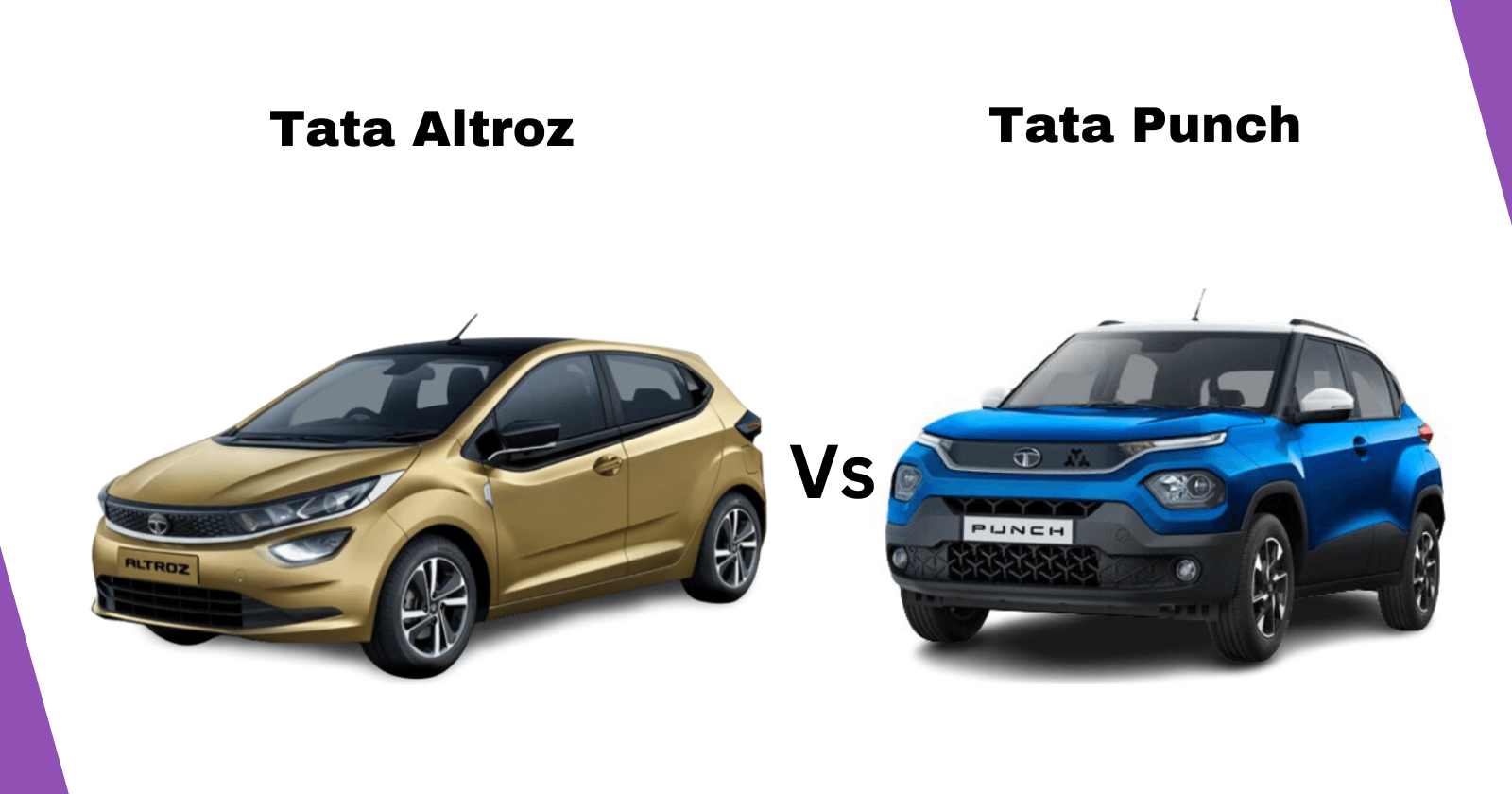 Tata Altroz vs Tata Punch: A Comprehensive Comparison