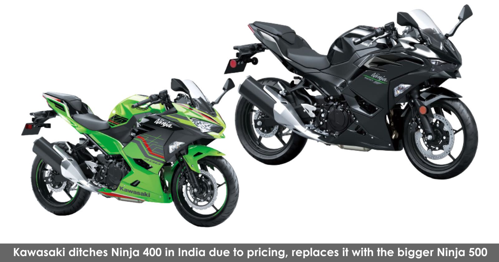 Kawasaki Ninja 400 Replaced With All-New Ninja 500 in India