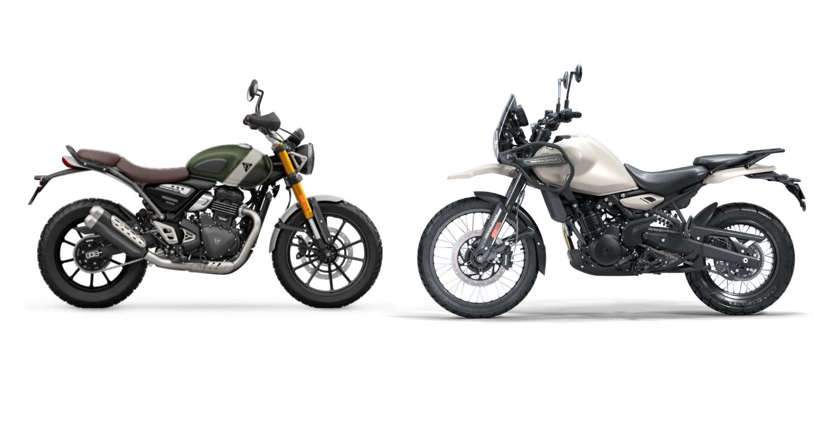RE Himalayan 450 vs Triumph Scrambler 400 X - Spec Comparison