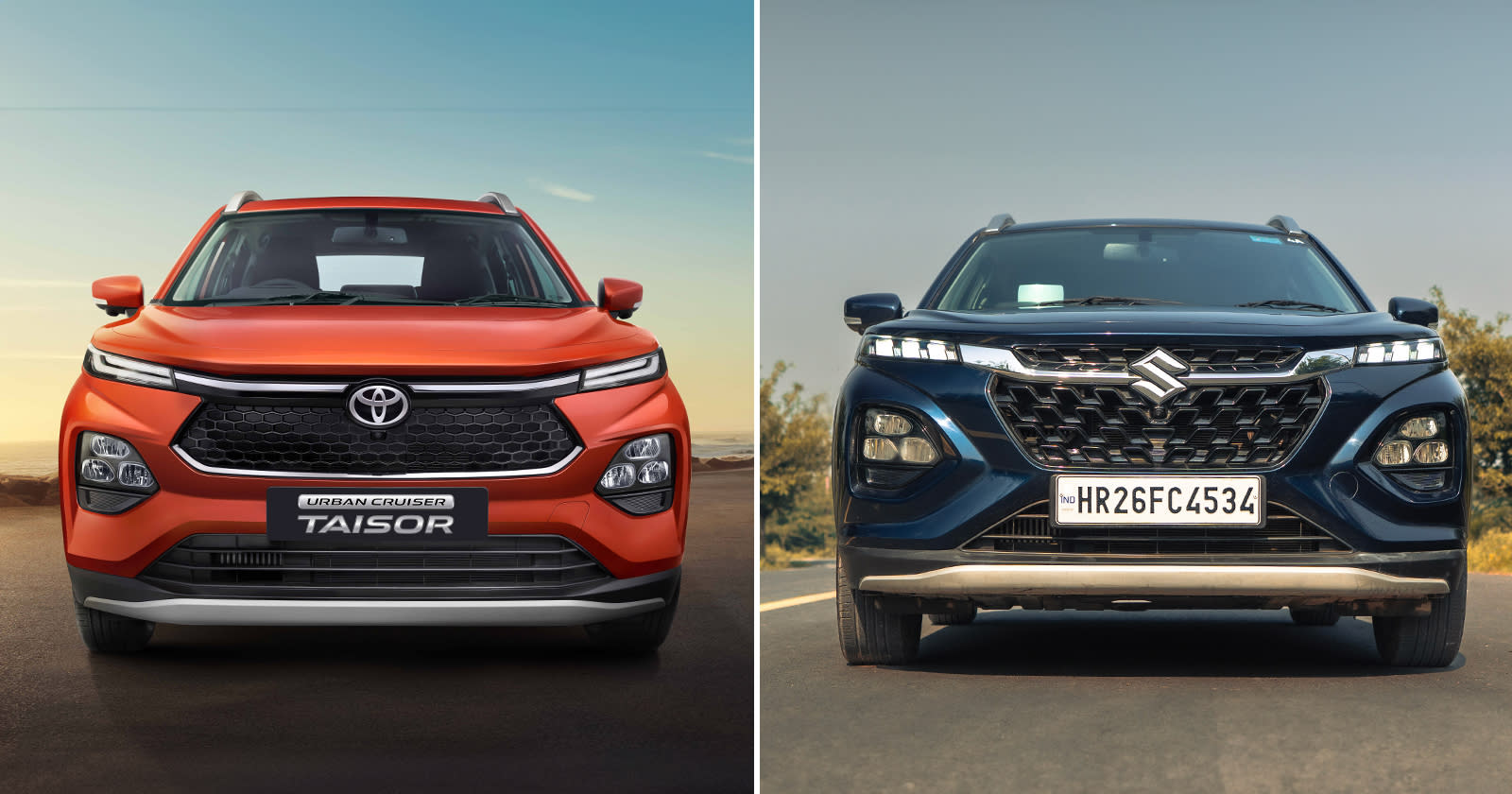 Toyota Urban Cruiser Taisor vs Maruti Suzuki Fronx: Key Differences