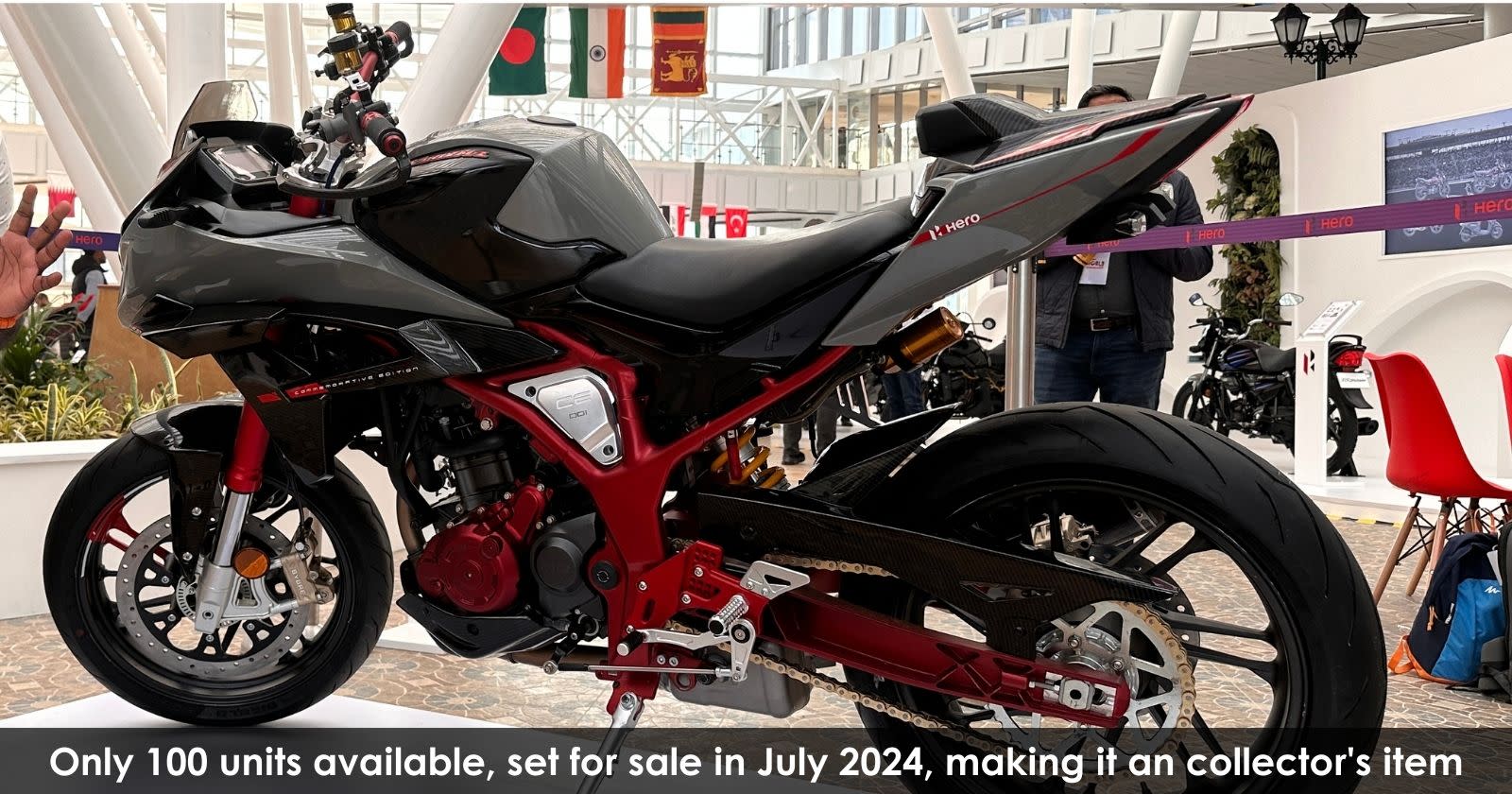 Hero CE001 Special Edition Bike Showcased At Hero World 2024!