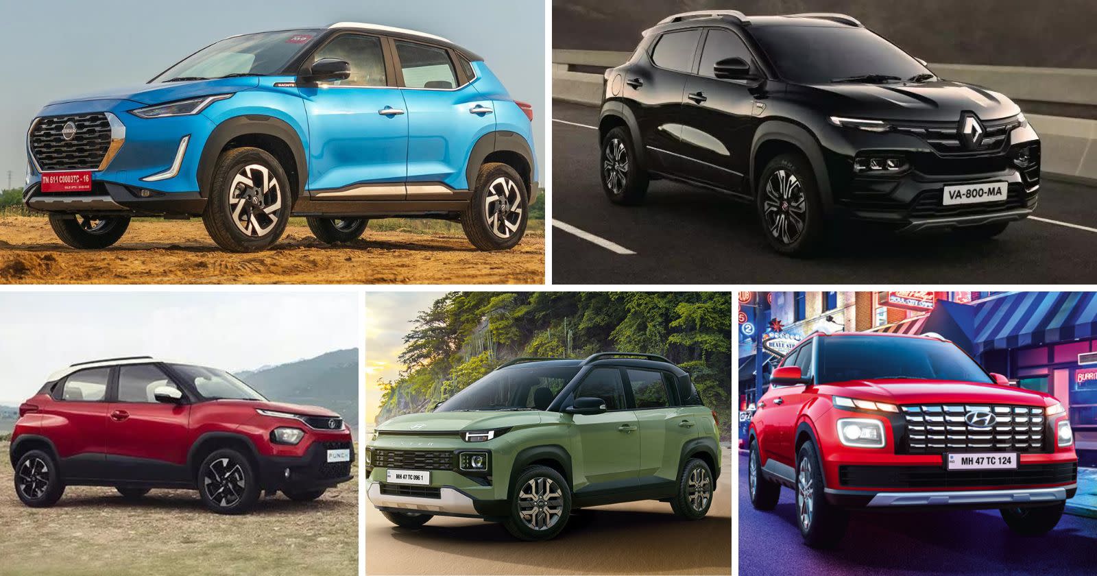 Top 5 Automatic SUVs under ₹12 lakh