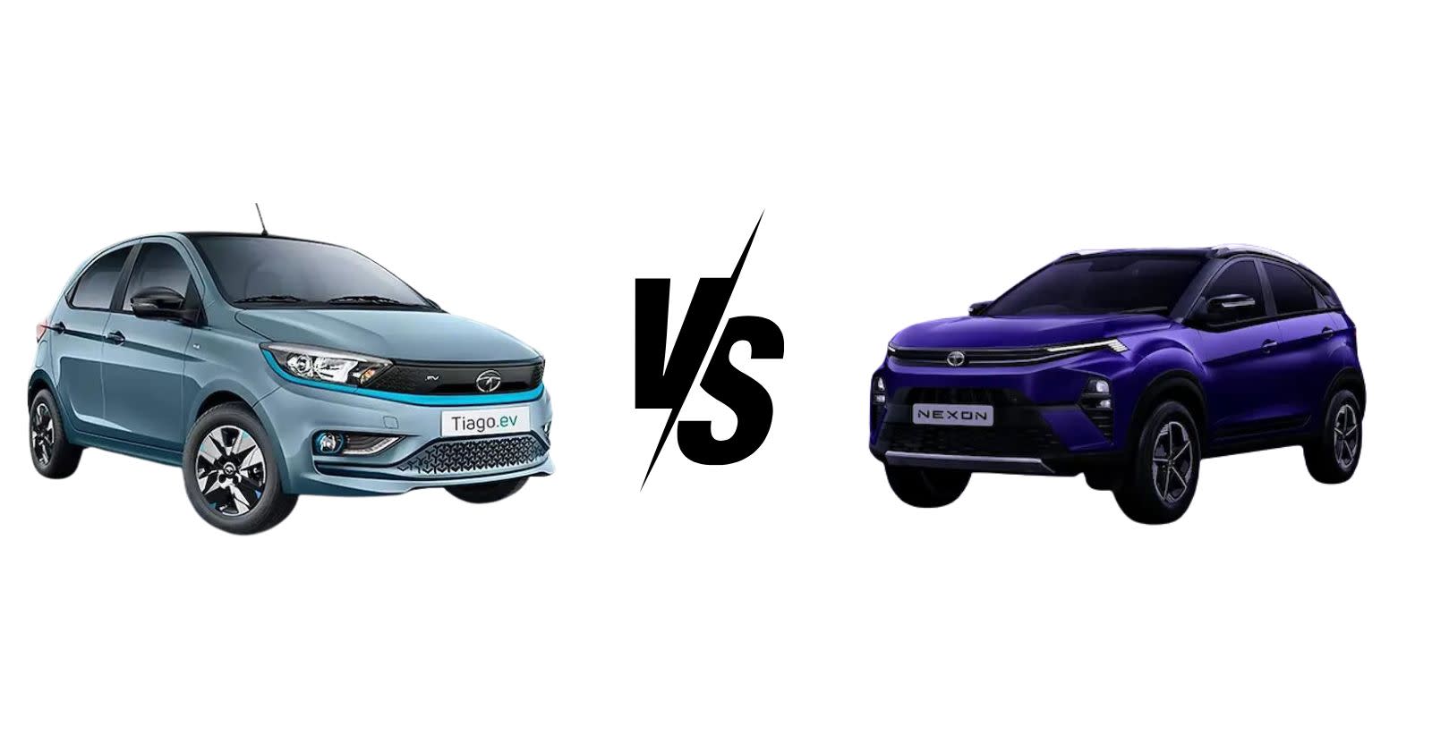 Tata Tiago EV vs Nexon: Compare Tata's Electric Cars