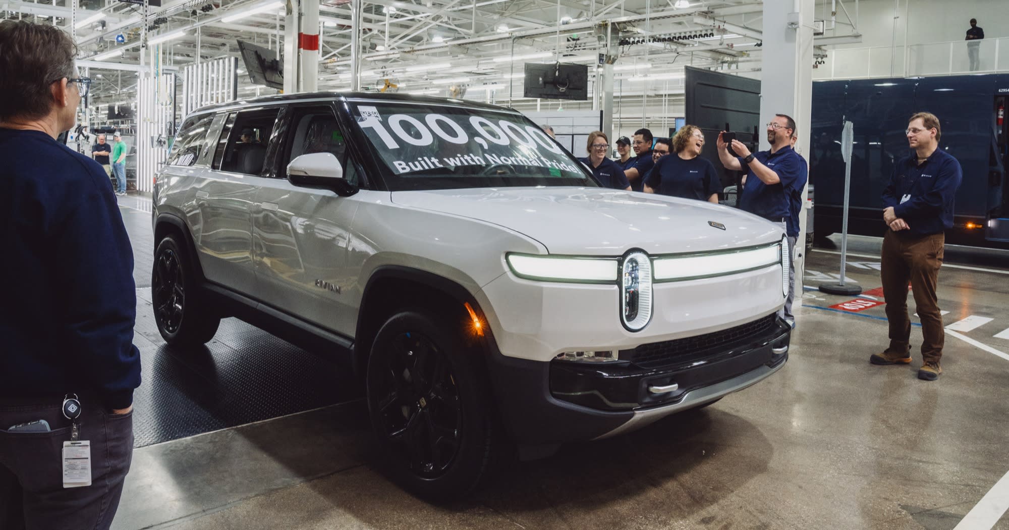 Rivian Achieves 100,000 Production Milestone