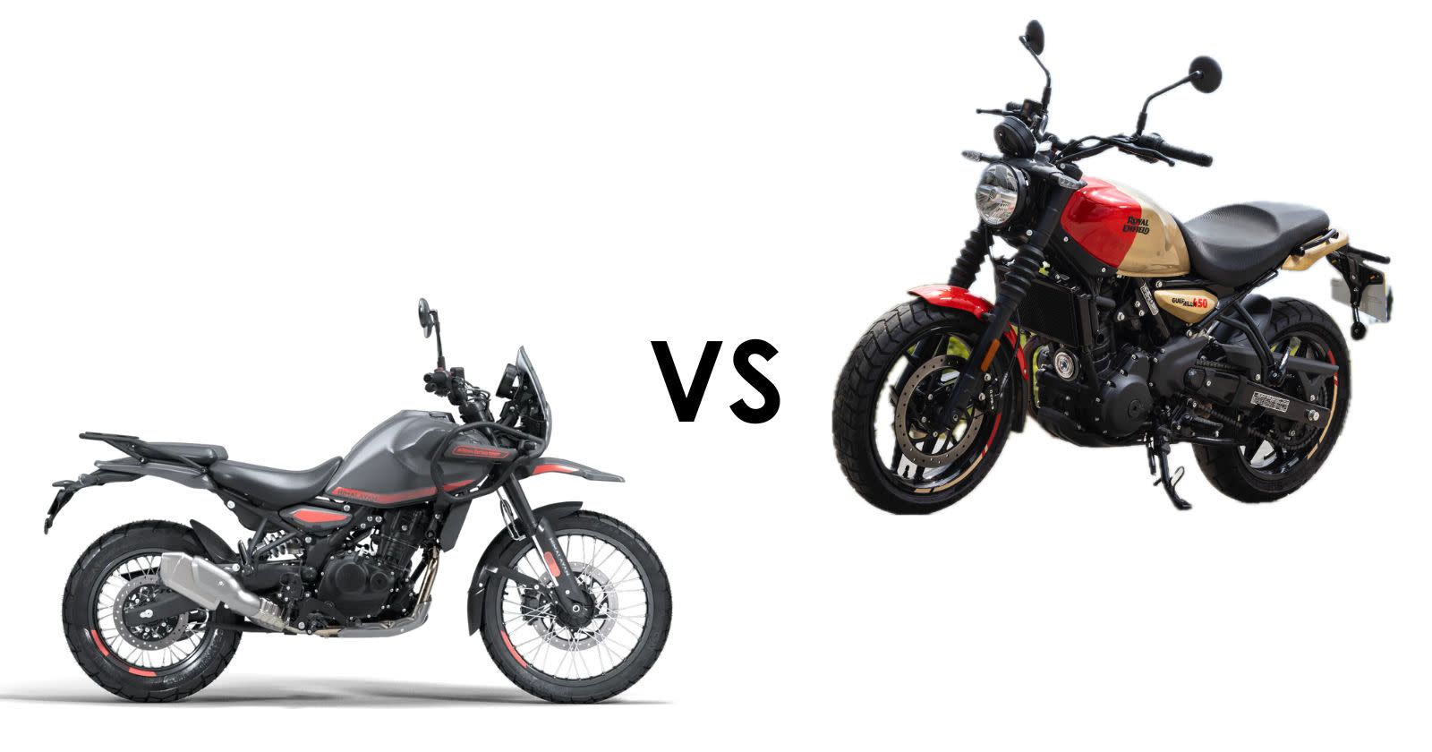 Key Differences: Royal Enfield Guerrilla 450 vs Royal Enfield Himalayan 450