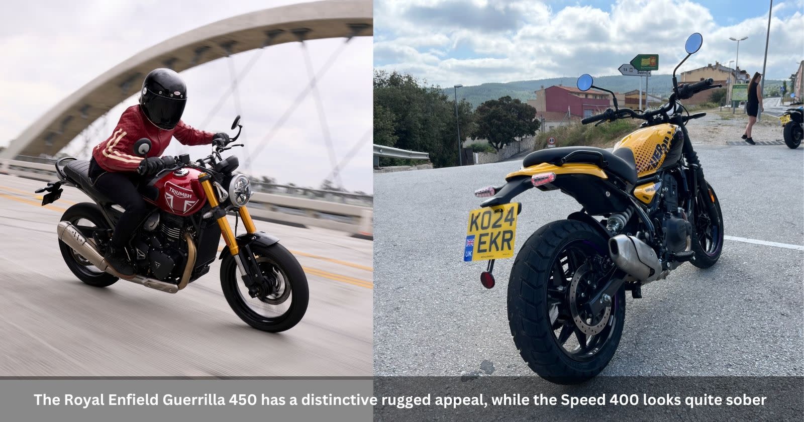 Royal Enfield Guerrilla 450 vs Triumph Speed 400: Spec Comparison