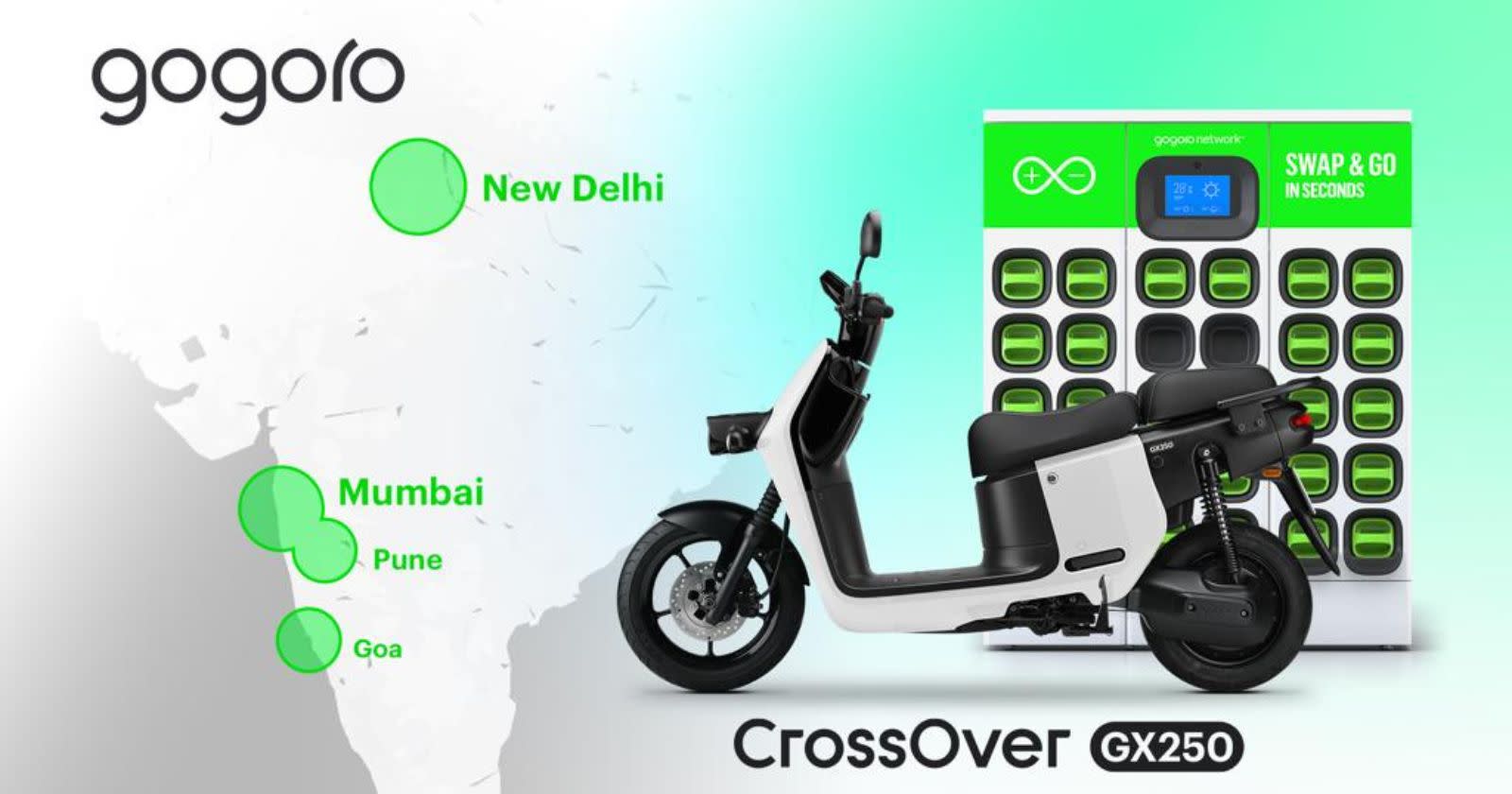 Gogoro Unveils CrossOver GX250 And Launches Battery Swapping Ecosystem