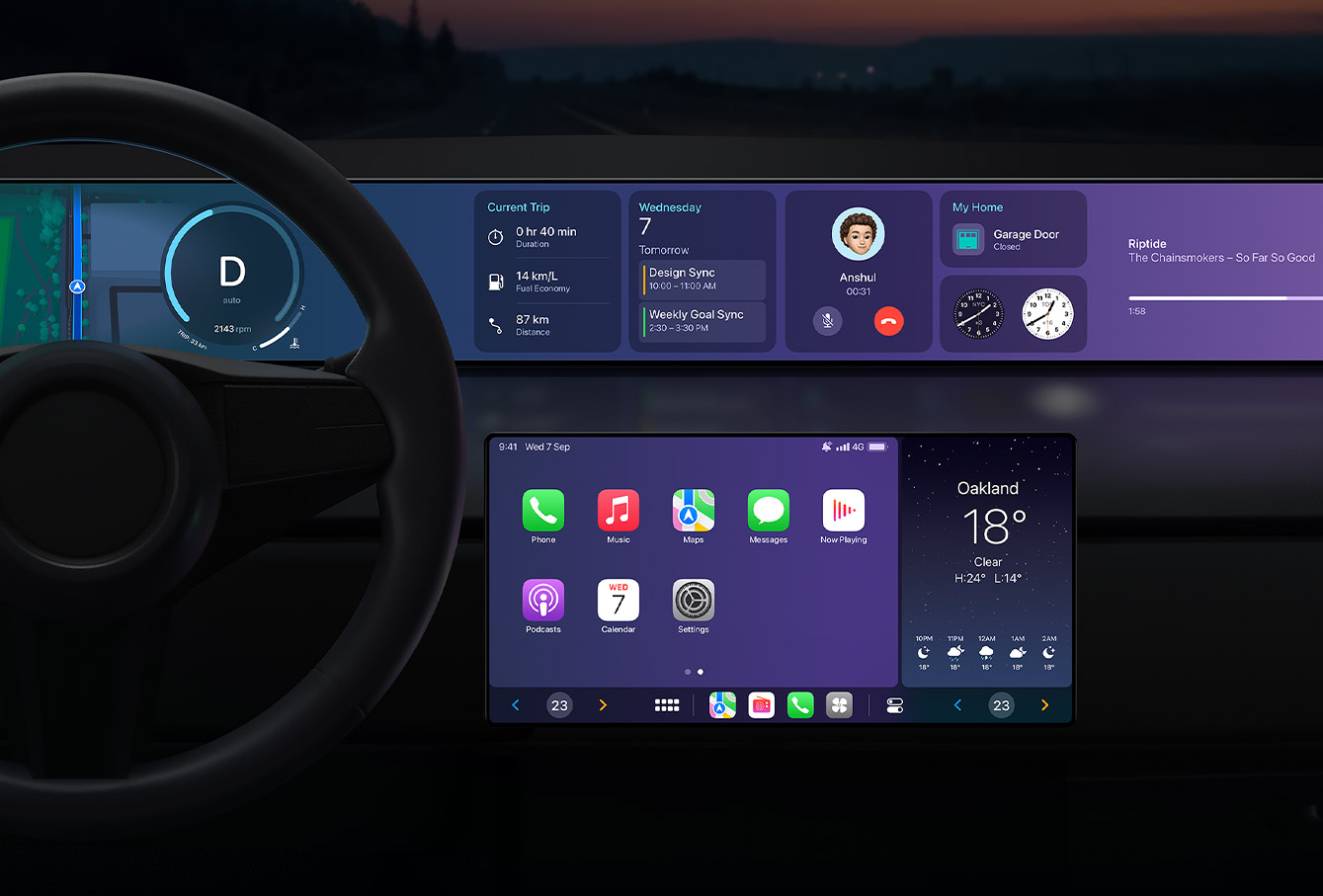 This is all part of Project Titan, Apple's self-driving car project ...