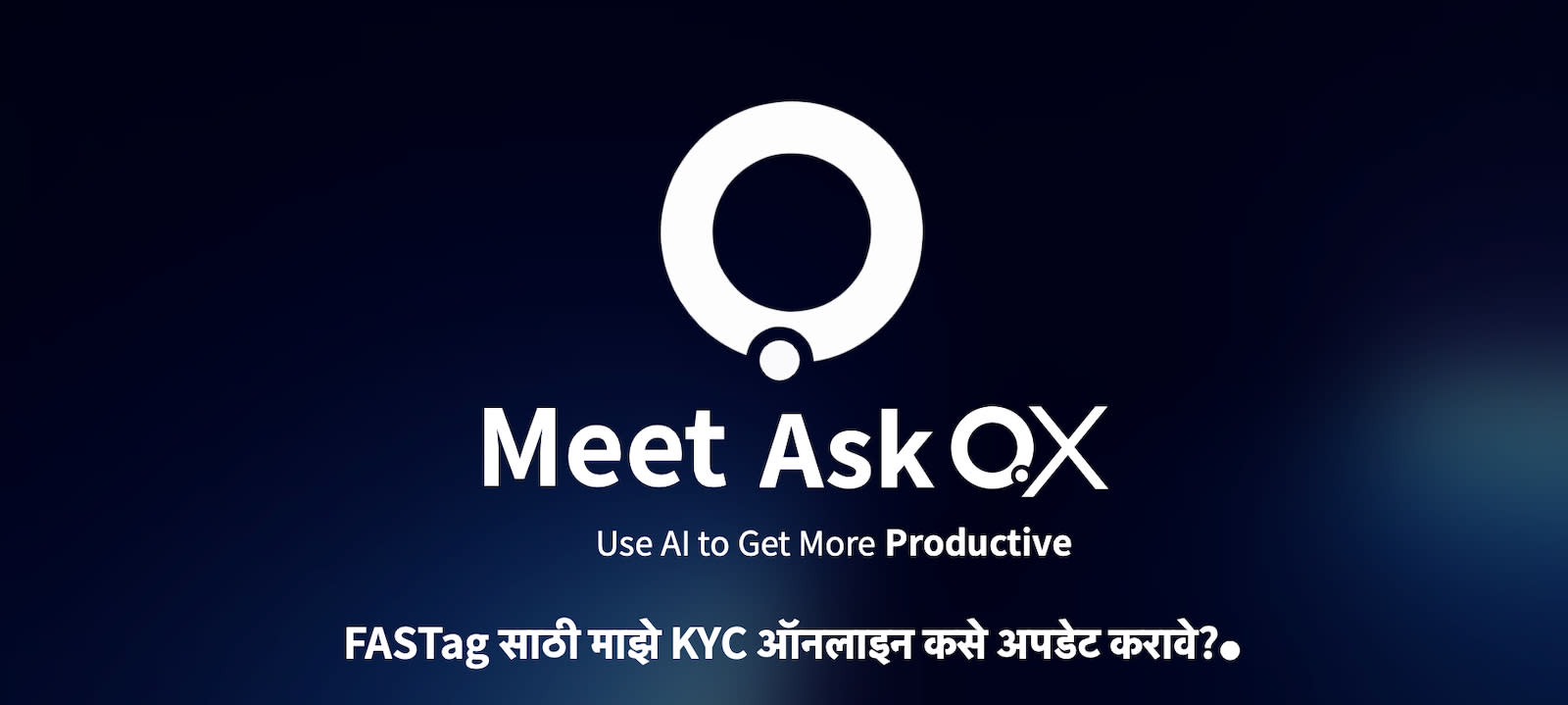 Ask QX Is The 1st Node-Based Hybrid GenAI Platform Developed For India
