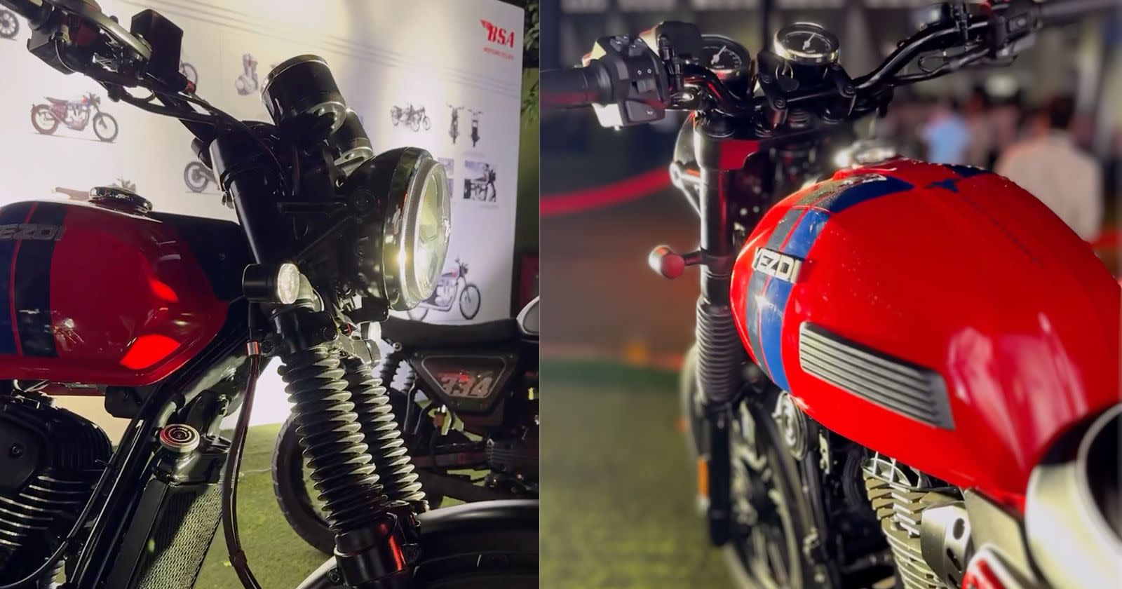 2024 Yezdi Scrambler Spotted At Dealership Event