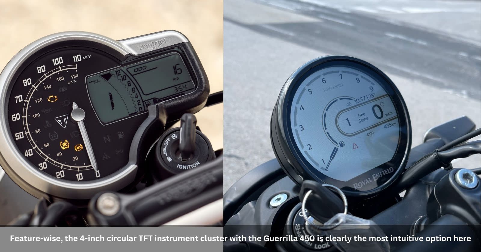 Royal Enfield Guerrilla 450 vs Triumph Speed 400: Spec Comparison