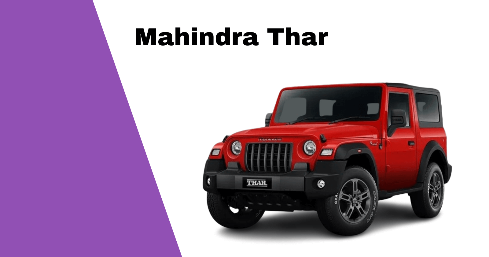 Top Alternatives to the Mahindra Thar: Best Competitors to Consider