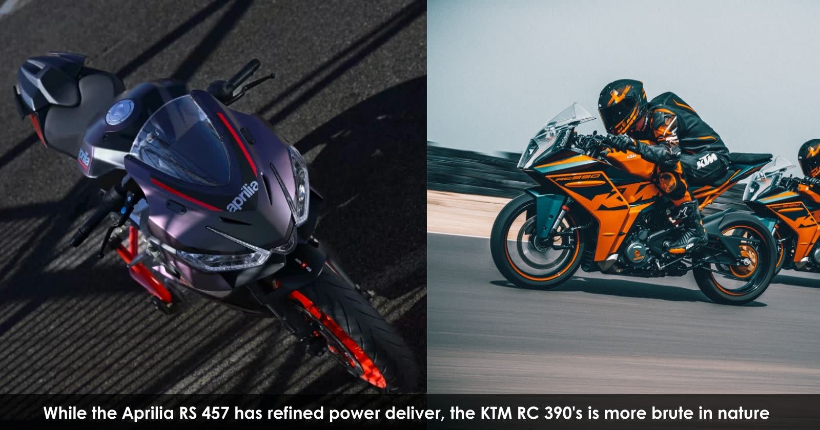 Aprilia RS 457 vs KTM RC 390: Battle Of Performance