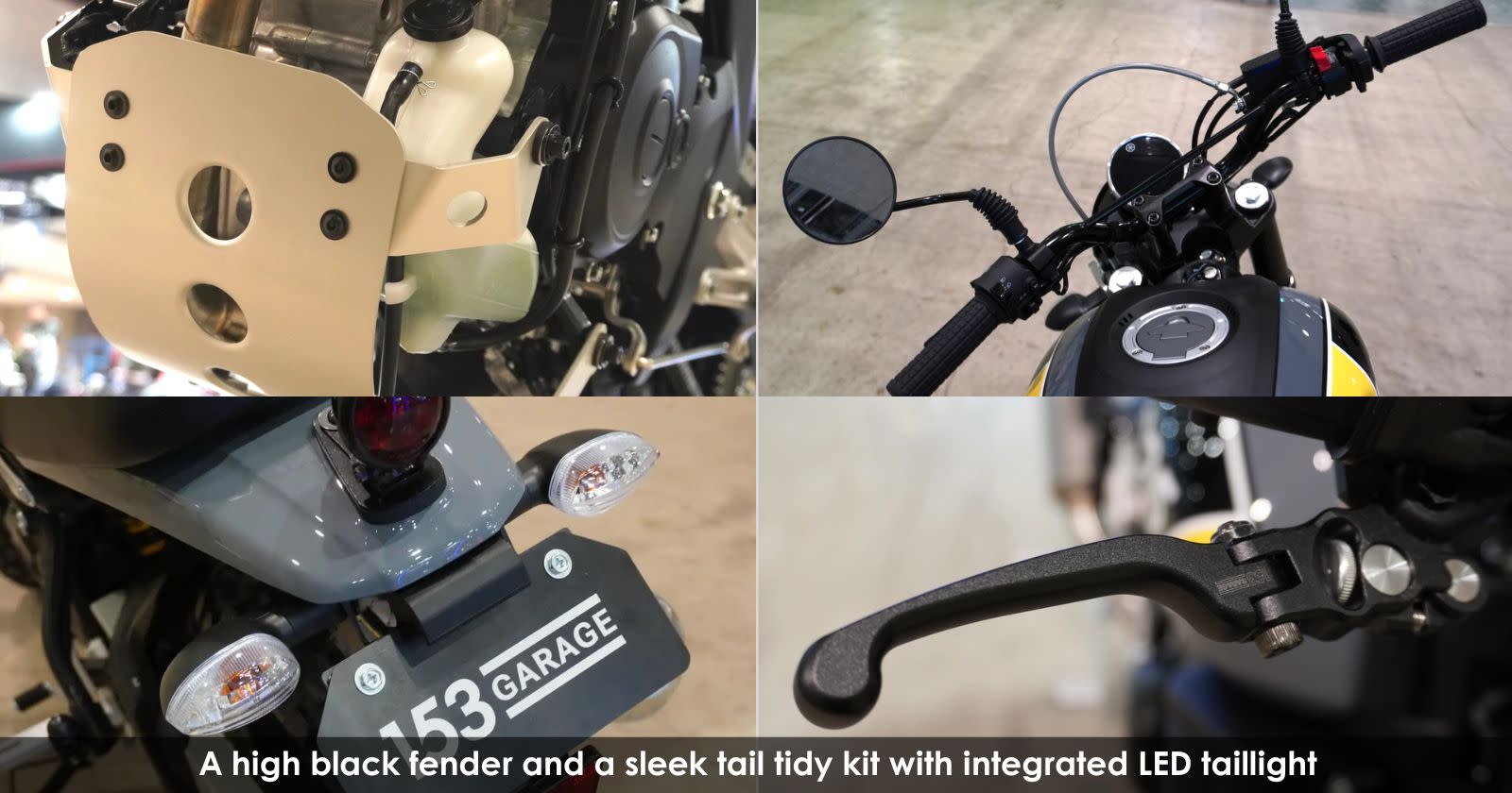 Customised Urban Scrambler Yamaha XSR125s Look Ready For Mucking About