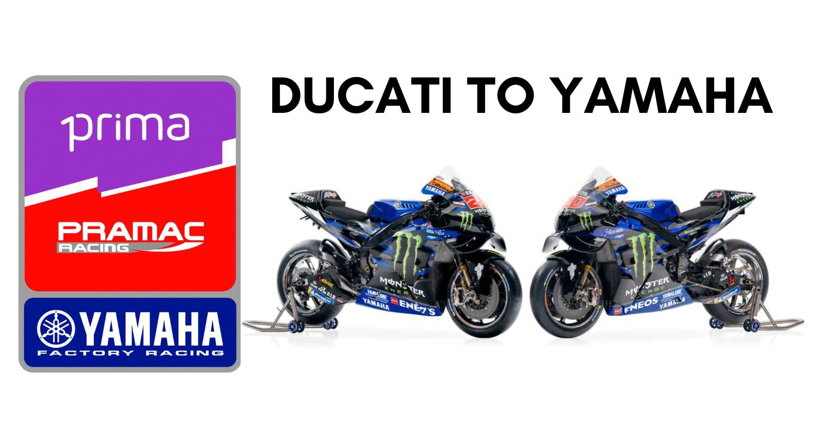 MotoGP: Pramac Racing Team Says Bye Bye Ducati, Switches to Yamaha