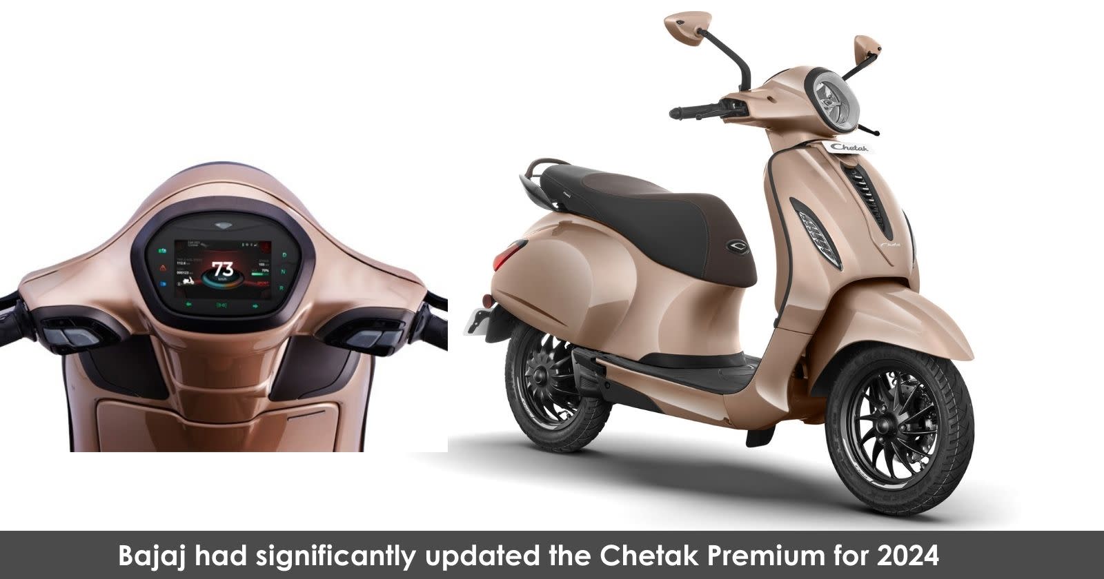 2024 Bajaj Chetak Premium vs Ather 450 S: Features Comparison