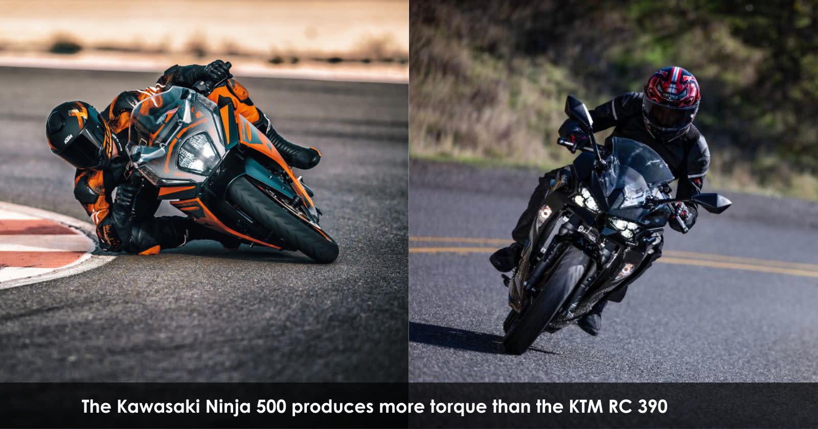Kawasaki Ninja 500 vs KTM RC 390: Image Gallery
