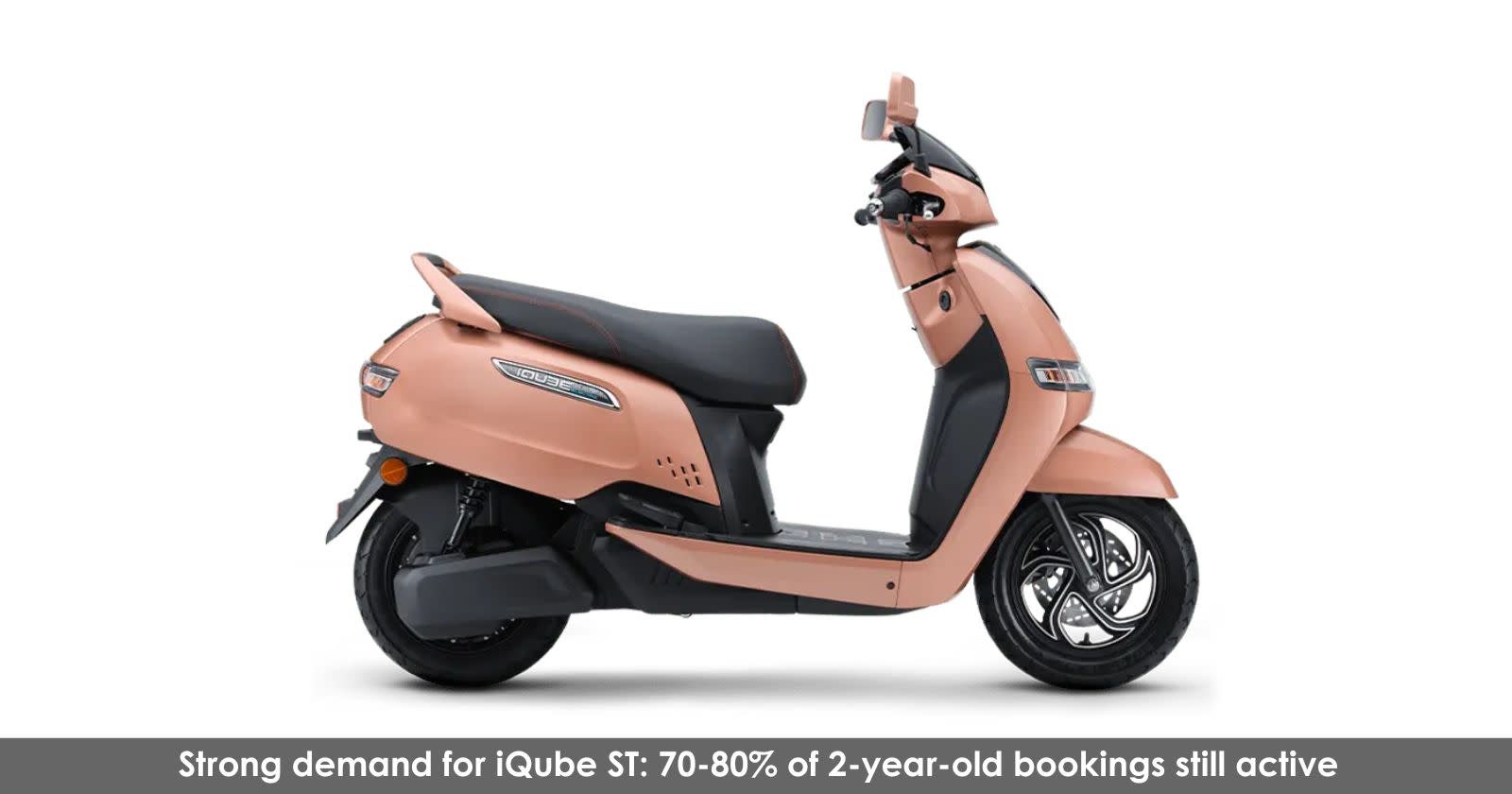 TVS Still Holds 70-80% Of The Original iQube ST Bookings From 2022