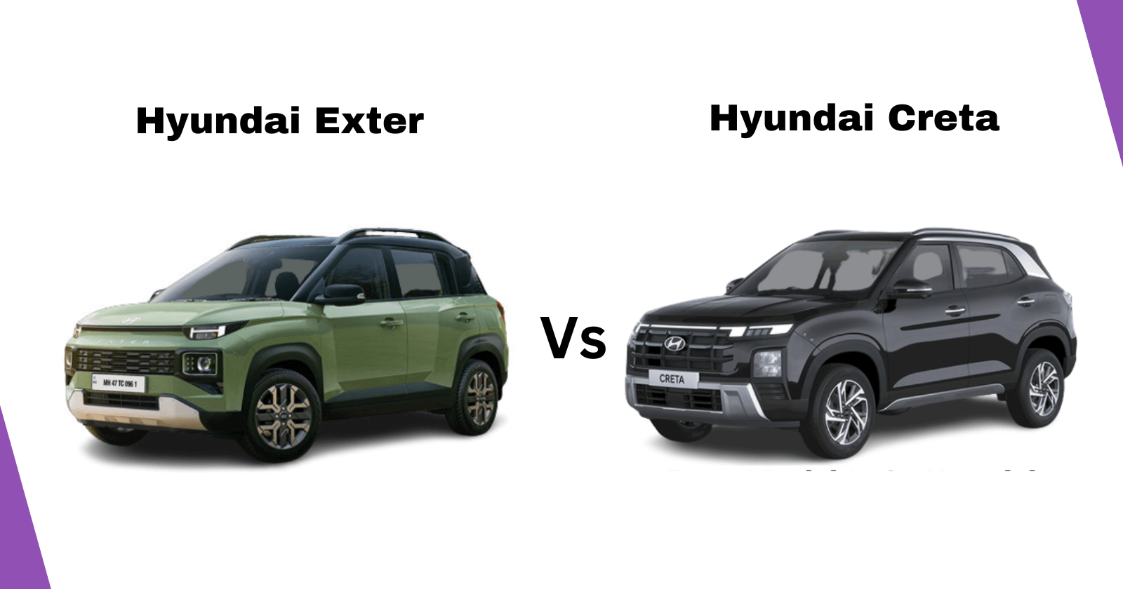 Hyundai Exter vs Hyundai Creta: A Comprehensive Comparison