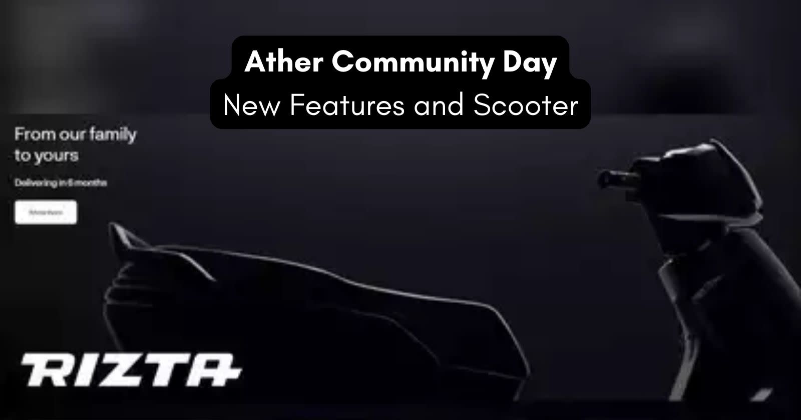 Ather Community Day to Reveal New Features and Scooter