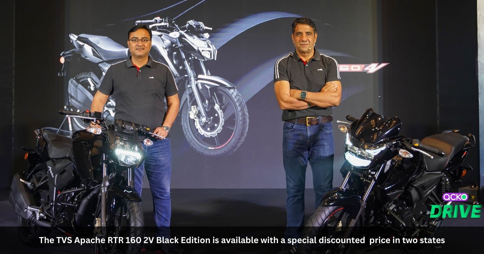 TVS Apache RTR 160 2V “Black Edition”: Image Gallery