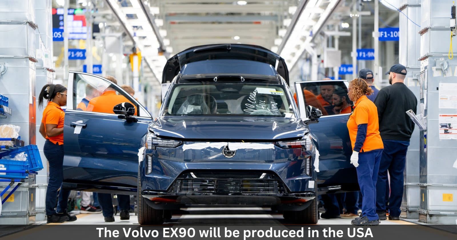 Volvo EX90 Electric SUV Finally Enters Production