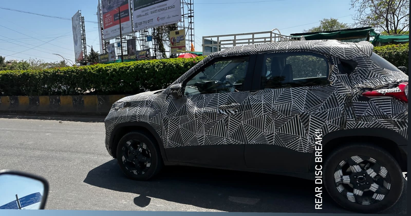 Tata Punch Facelift Spotted Testing For First Time