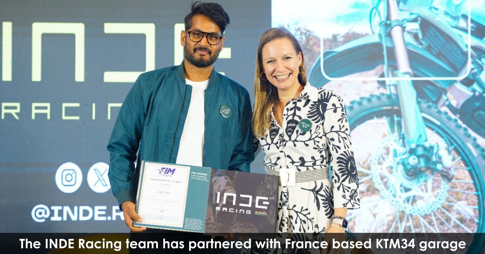 First Indian Team INDE Racing to Compete in 2024 FIM E-Xplorer