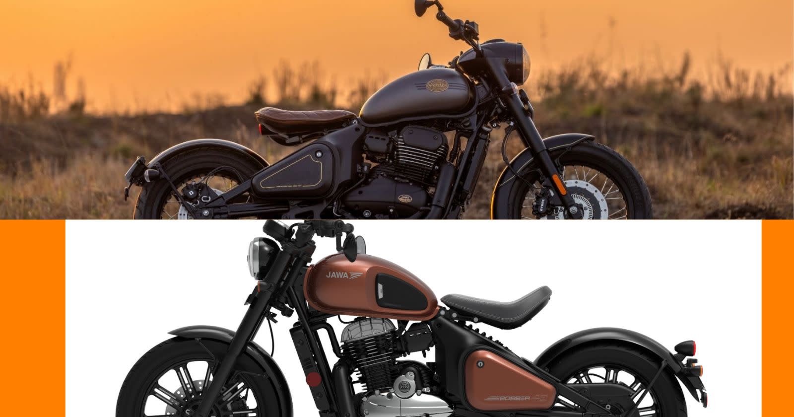 Jawa 42 Bobber vs Jawa Perak: Image Comparison