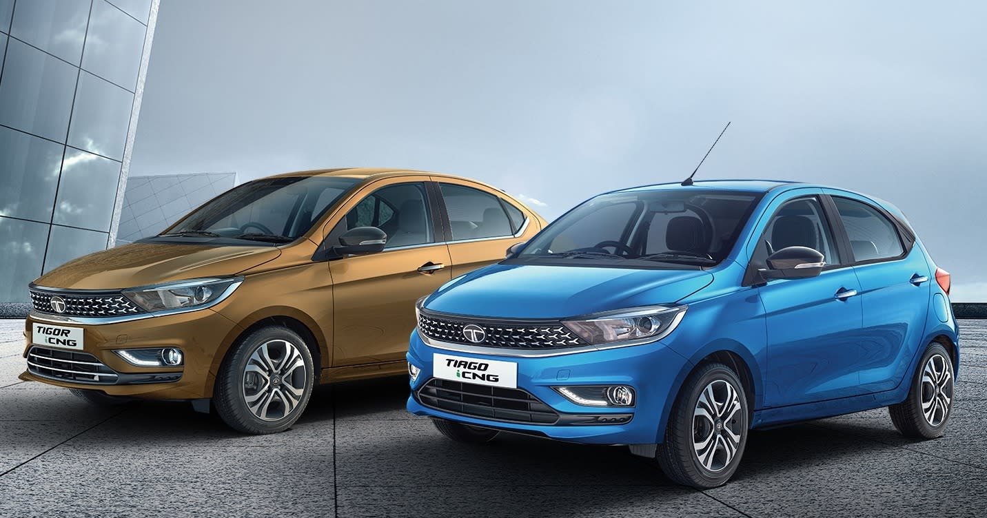 Tata Tiago, Tigor CNG AMT Launched; Prices Start At ₹7.90 lakh