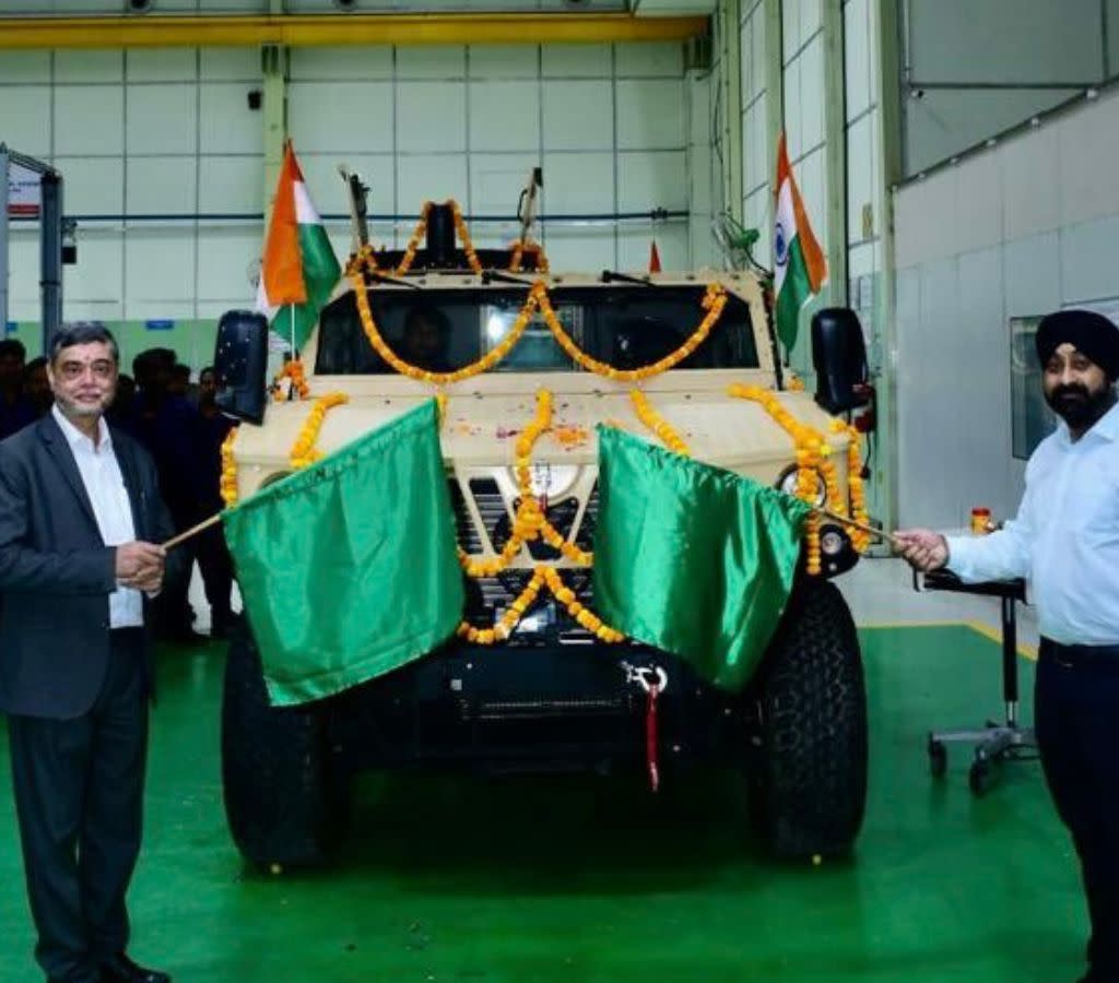 Mahindra Armado Specialist Vehicle Delivered To The Indian Armed Forces