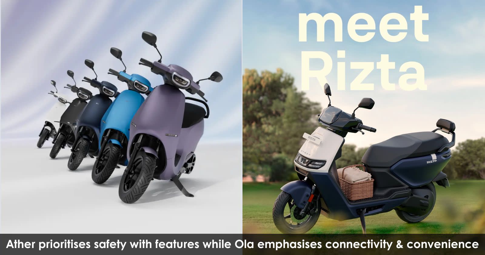 Ather Rizta vs Ola S1 Pro - Specs Comparison