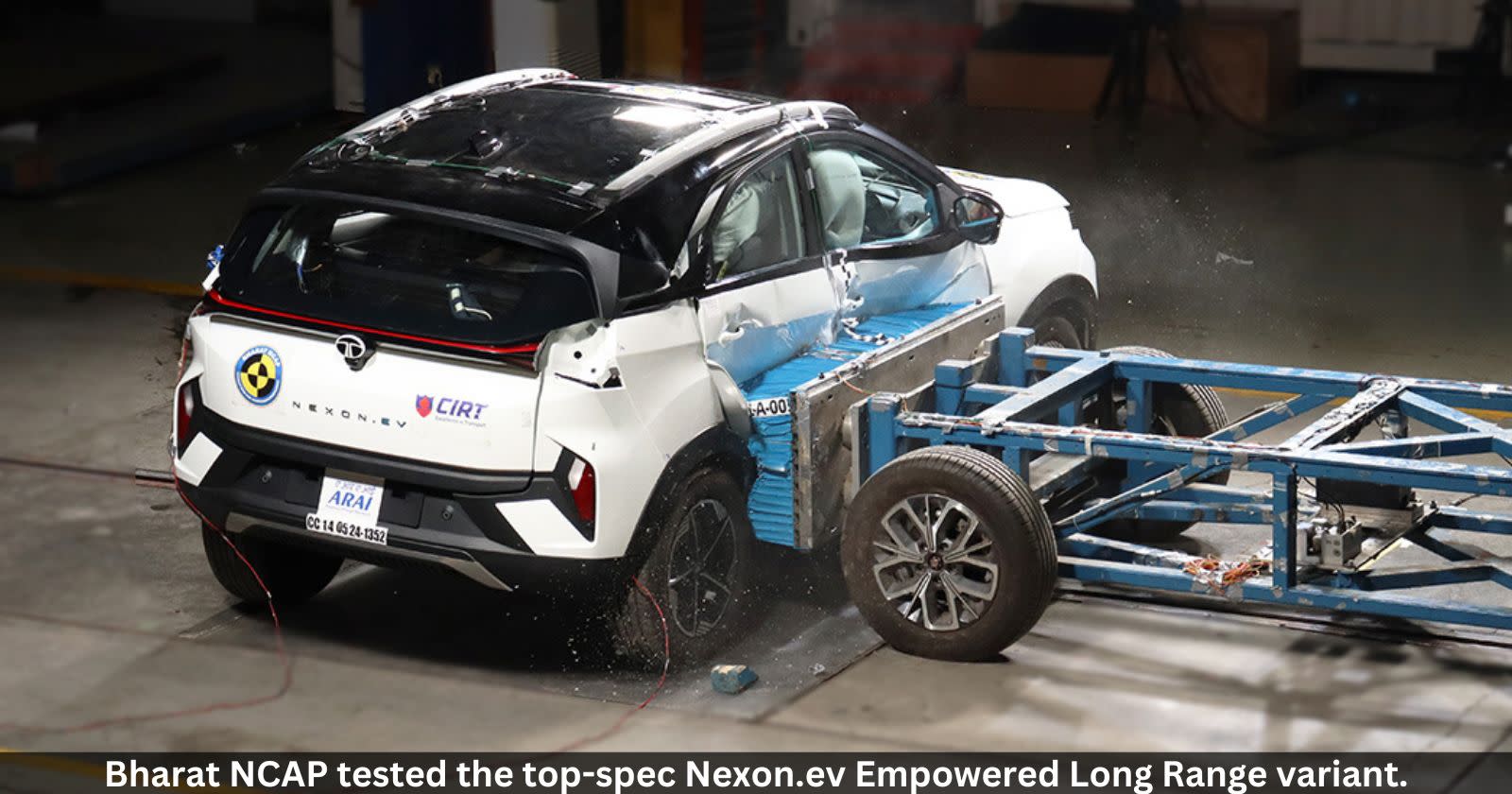 Tata Nexon.ev Secures A Perfect Score In Bharat NCAP Crash Test Results