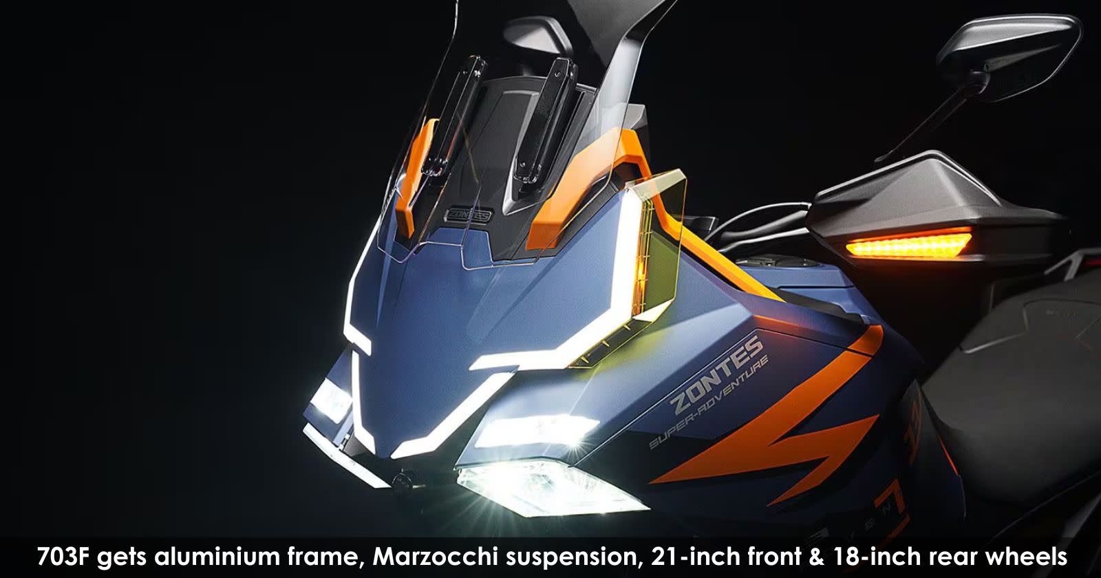 Zontes 703F Adventure Bike Unveiled, Features At A Shocking Price Tag