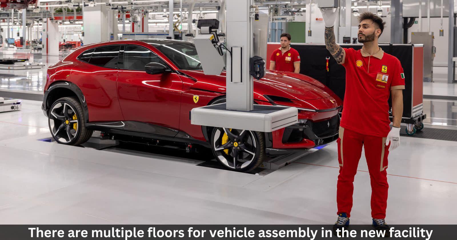 Ferrari Unveils New E-Building In Maranello, Italy