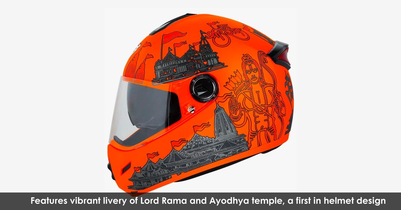 Steelbird Shree Ram Helmet Launched On The Inauguration Of Ram Mandir
