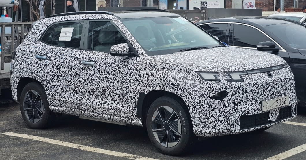 Hyundai Creta EV Spotted Testing In South Korea
