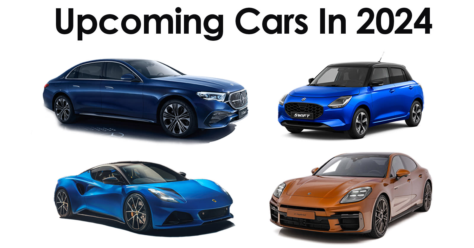 All Hatchbacks, Sedans, Sportscars Launching in 2024