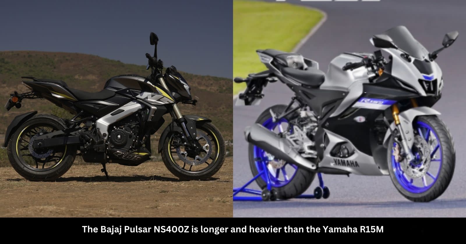 Bajaj Pulsar NS400Z vs Yamaha R15M: Spec Comparison