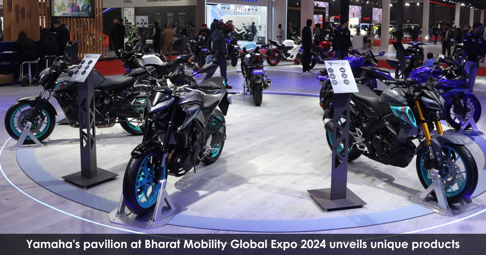 Yamaha Showcases Global Products at Bharat Mobility Global Expo 2024