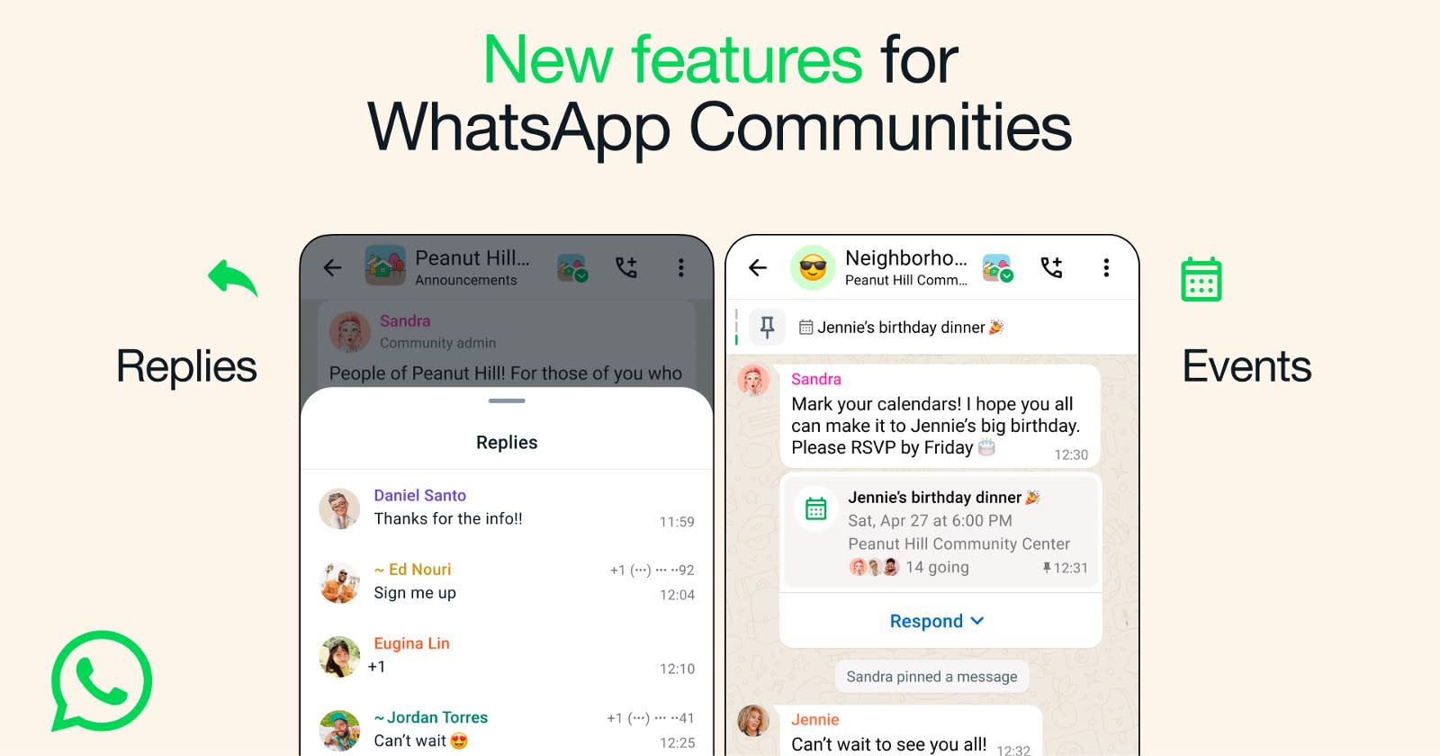 WhatsApp Update Introduces New Way to Organize Events