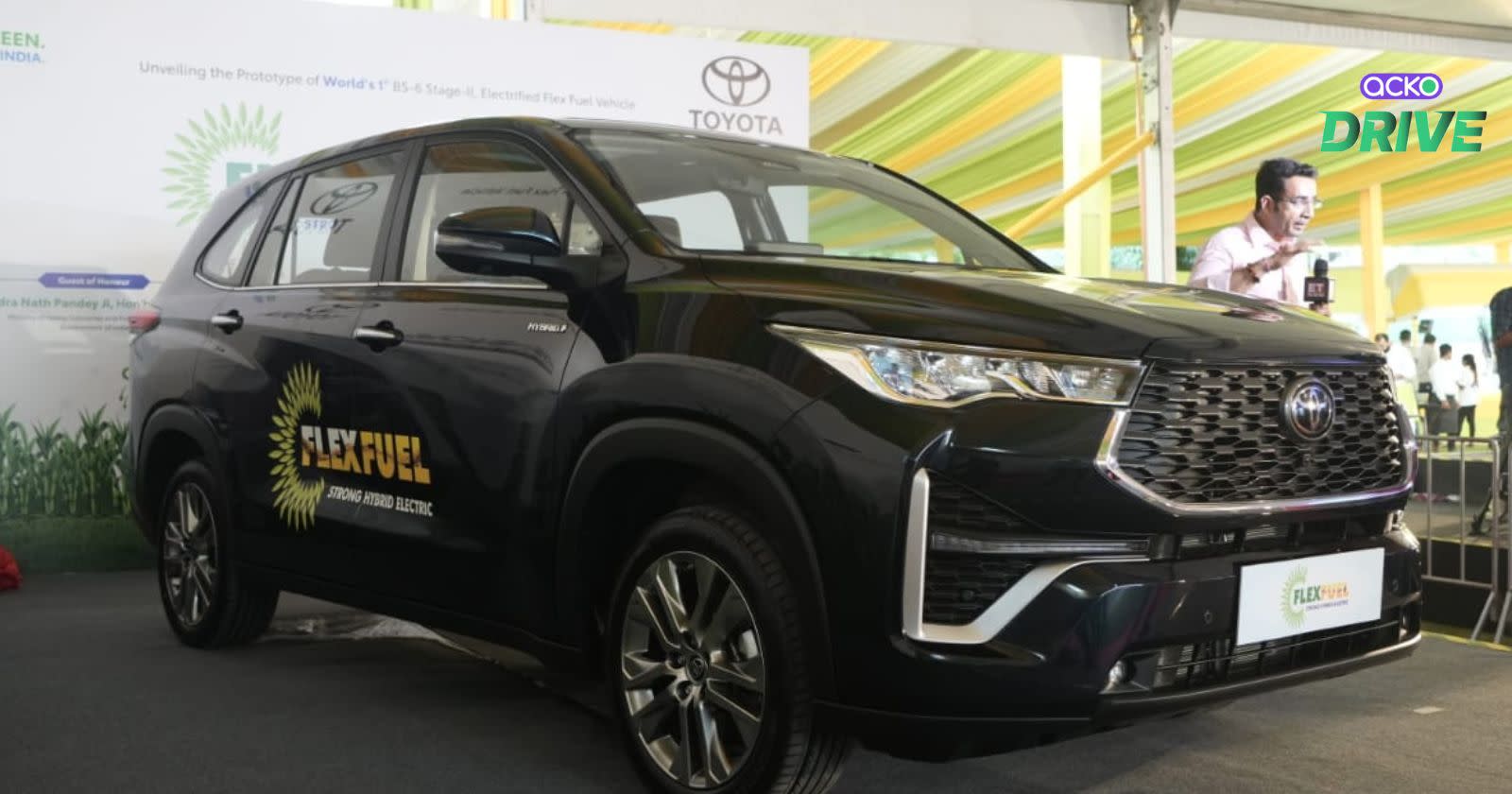 Toyota Innova HyCross Flex Fuel Prototype Introduced In India