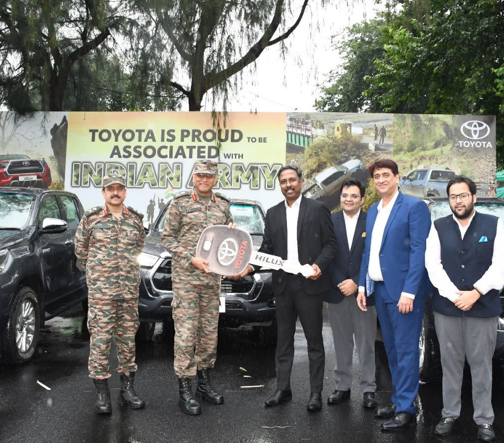 Indian Army Strengthens Its Fleet With Toyota Hilux