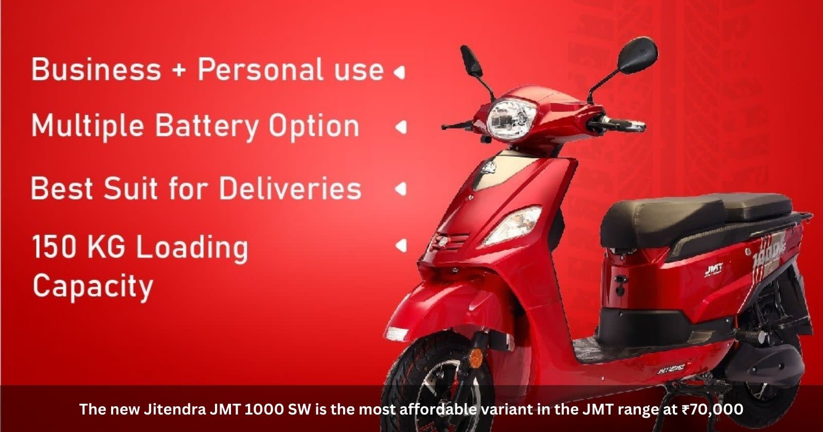 Jitendra EV Updates Its JMT Line-Up With New Features