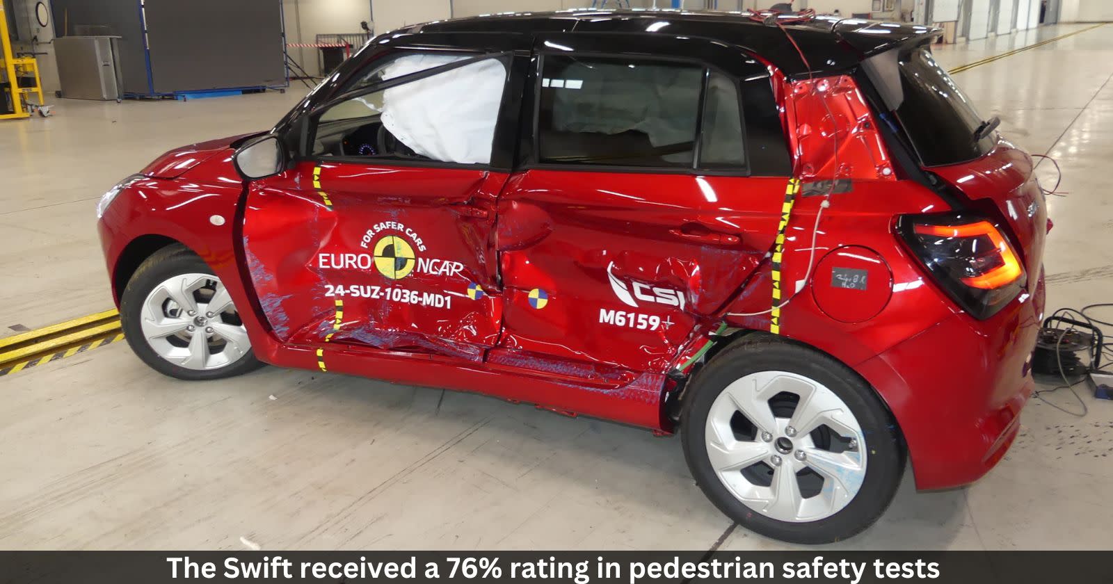 New Suzuki Swift Scores 3 Stars In Euro NCAP Crash Tests