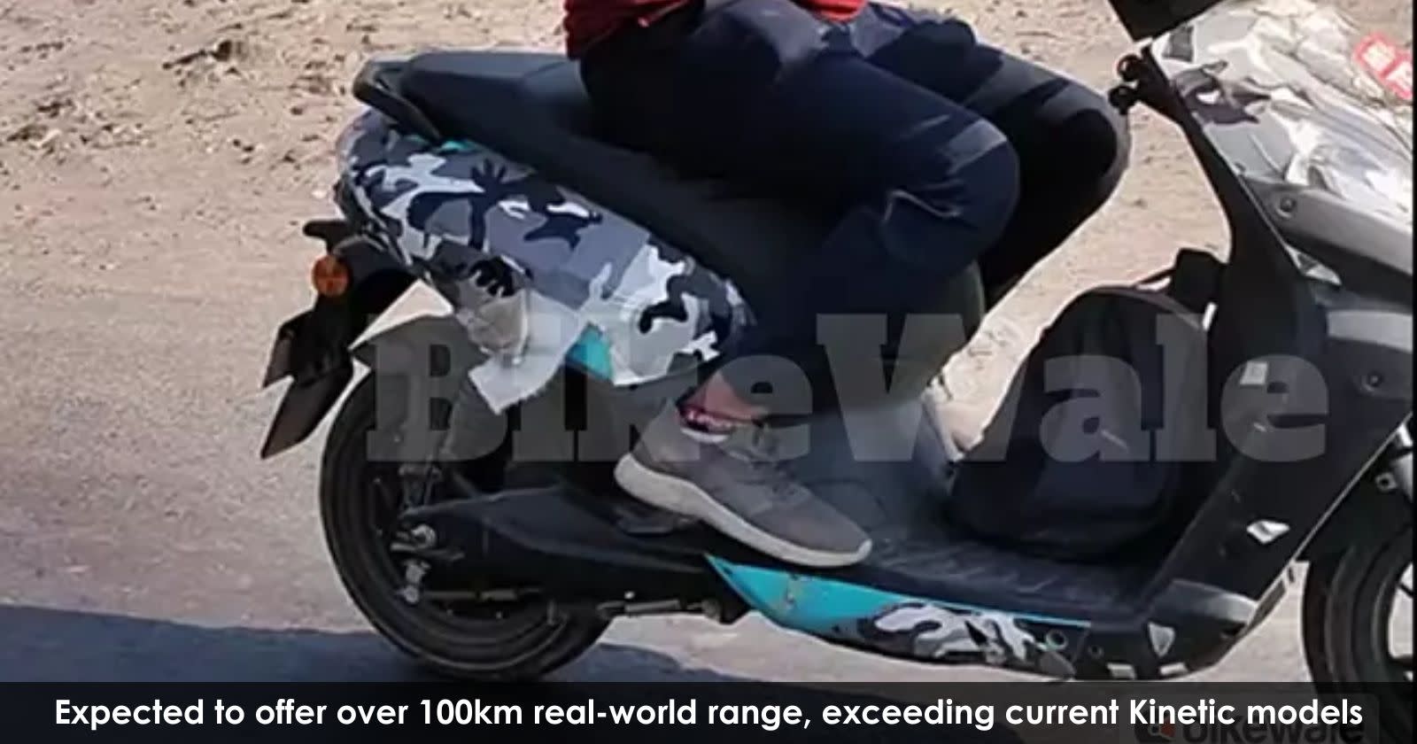 New Kinetic Green E-Scooter Spotted Testing