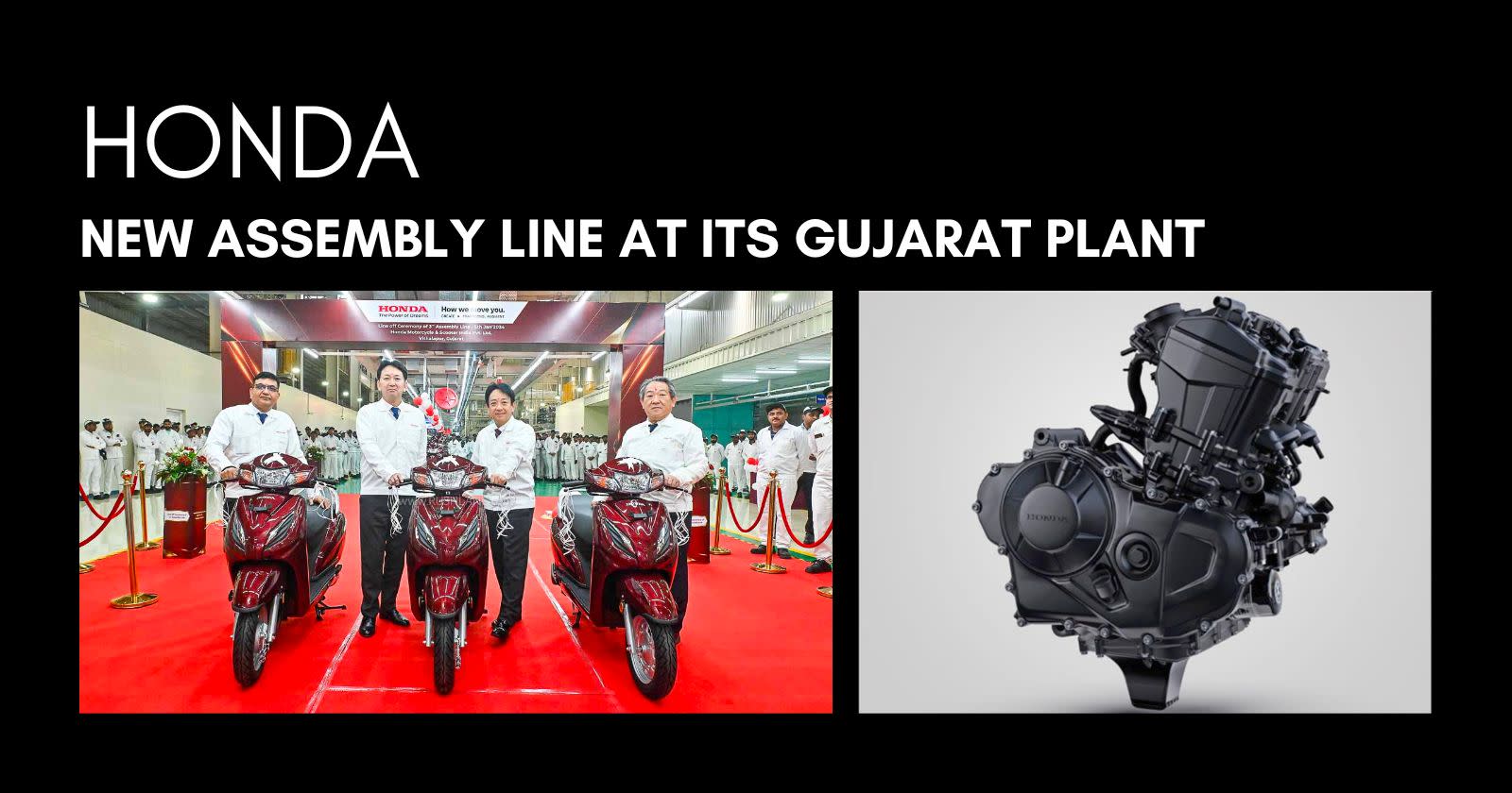 Honda Opens A New Assembly Line At Its Gujarat Plant