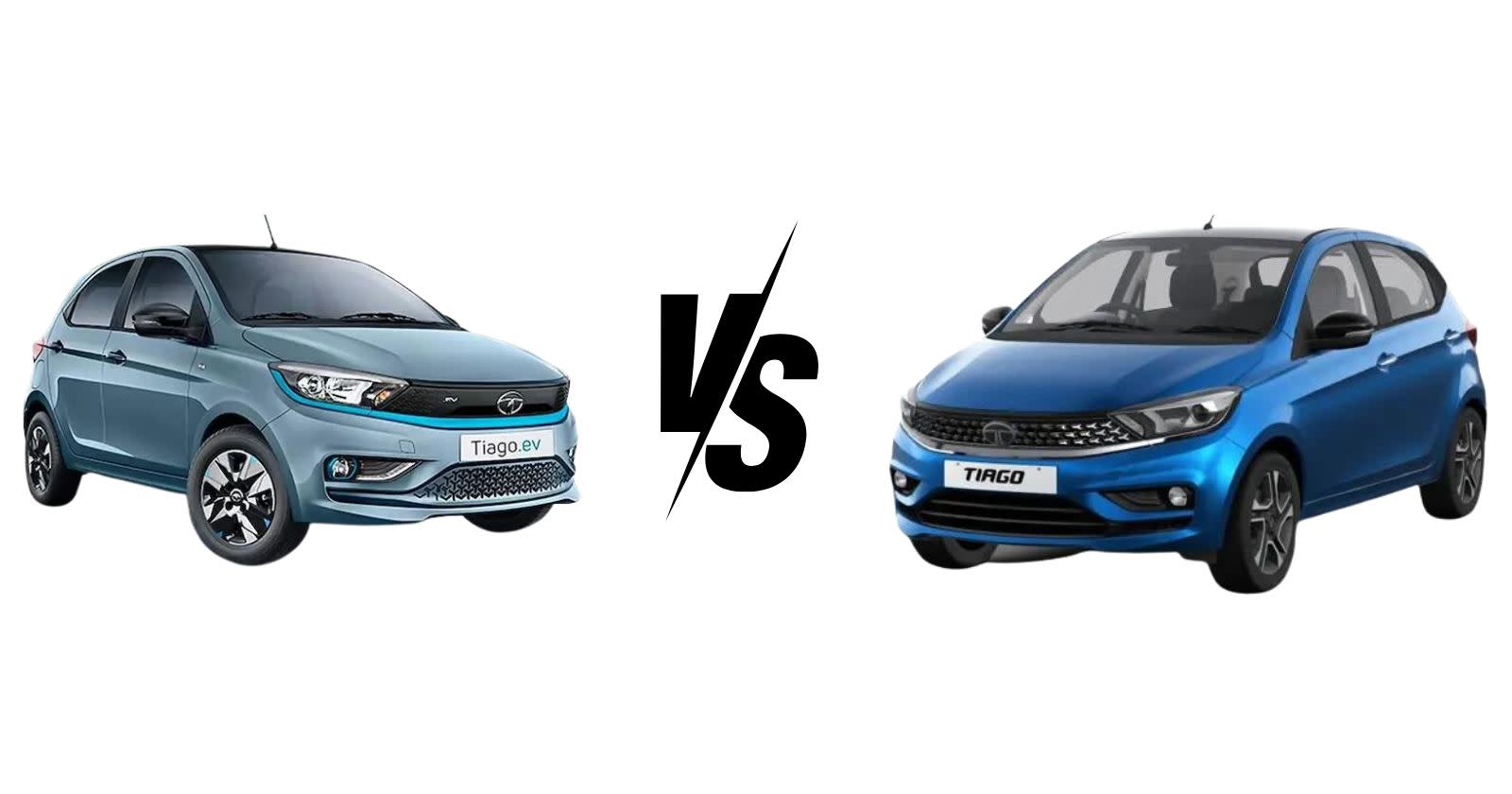Tata Tiago EV vs. Tata Tiago: Price & Features Compared